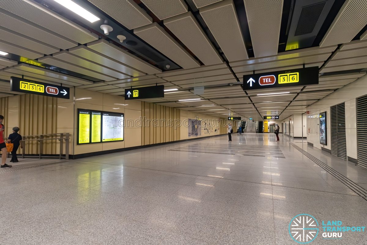 Shenton Way MRT Station – Underpass Level (B1) to Exit 2 | Land ...