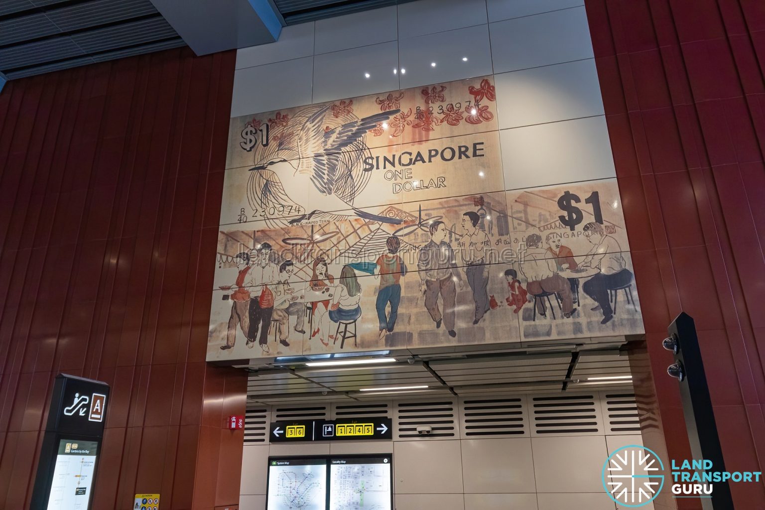 Shenton Way MRT Station – Art in Transit | Land Transport Guru