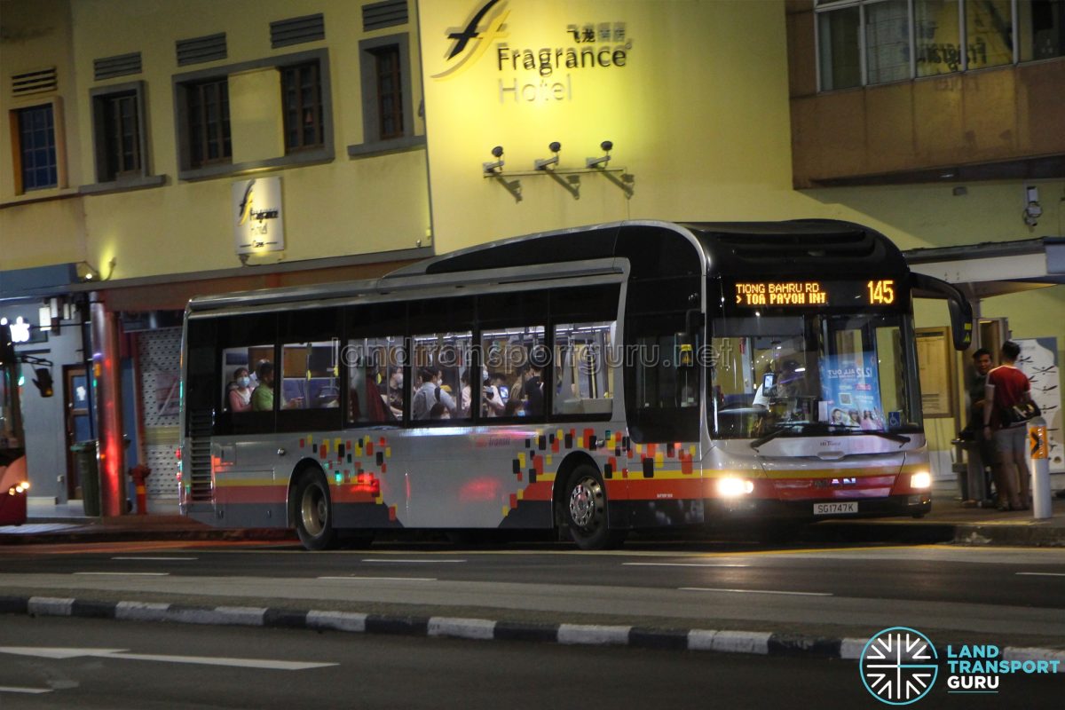Bus 145 – SBS Transit MAN A22 (SG1747K) | Land Transport Guru