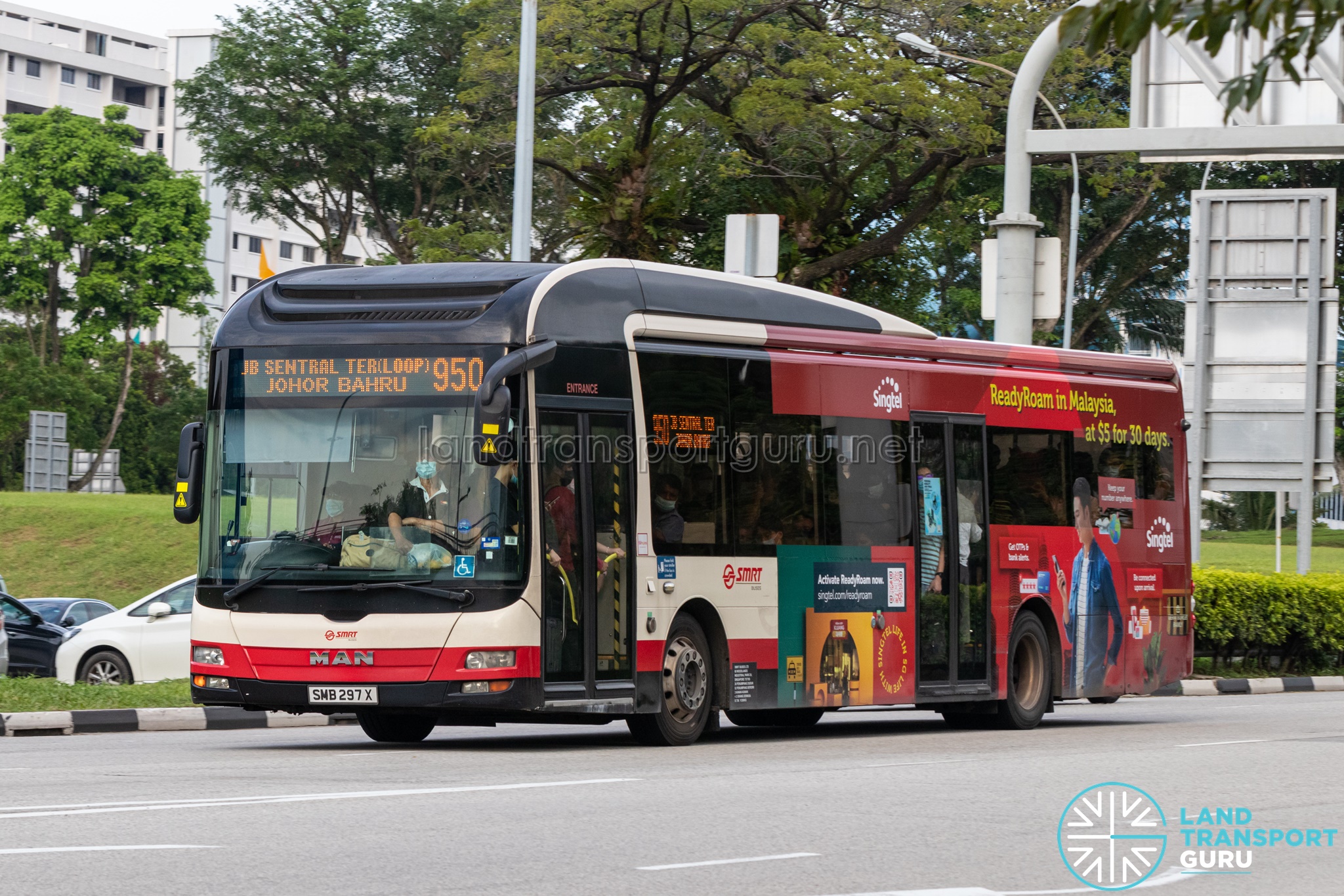 Bus 950 SMRT Buses MAN A22 SMB297X Land Transport Guru
