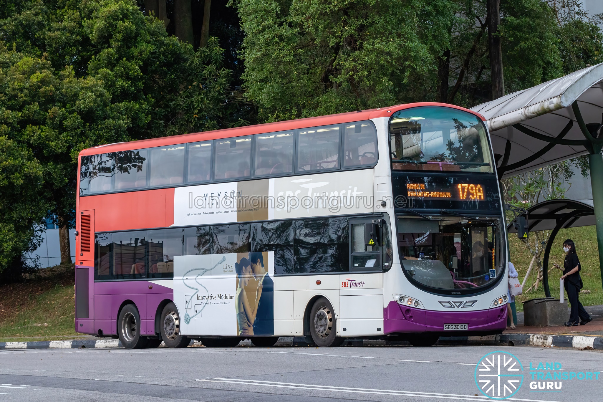 Bus 179A SBS Transit Volvo B9TL Wright SBS3019D Land Transport Guru Bus 179A SBS Transit Volvo B9TL Wright SBS3019D Land Transport Guru