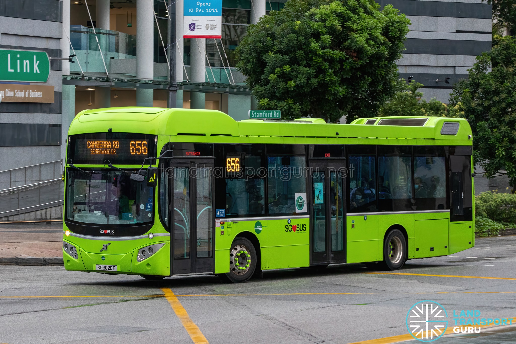 City Direct 656 Tower Transit Volvo B5LH SG3028P Land Transport Guru