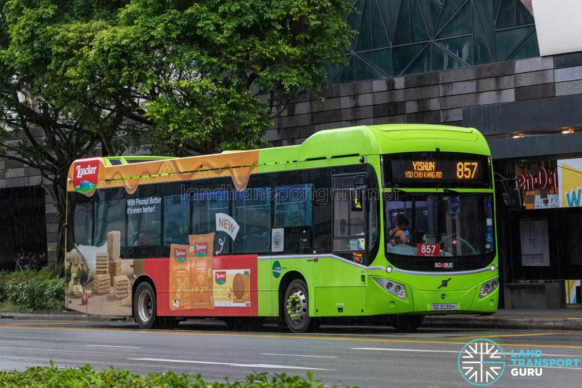 Bus 857 – Tower Transit Volvo B5LH (SG3039H) | Land Transport Guru