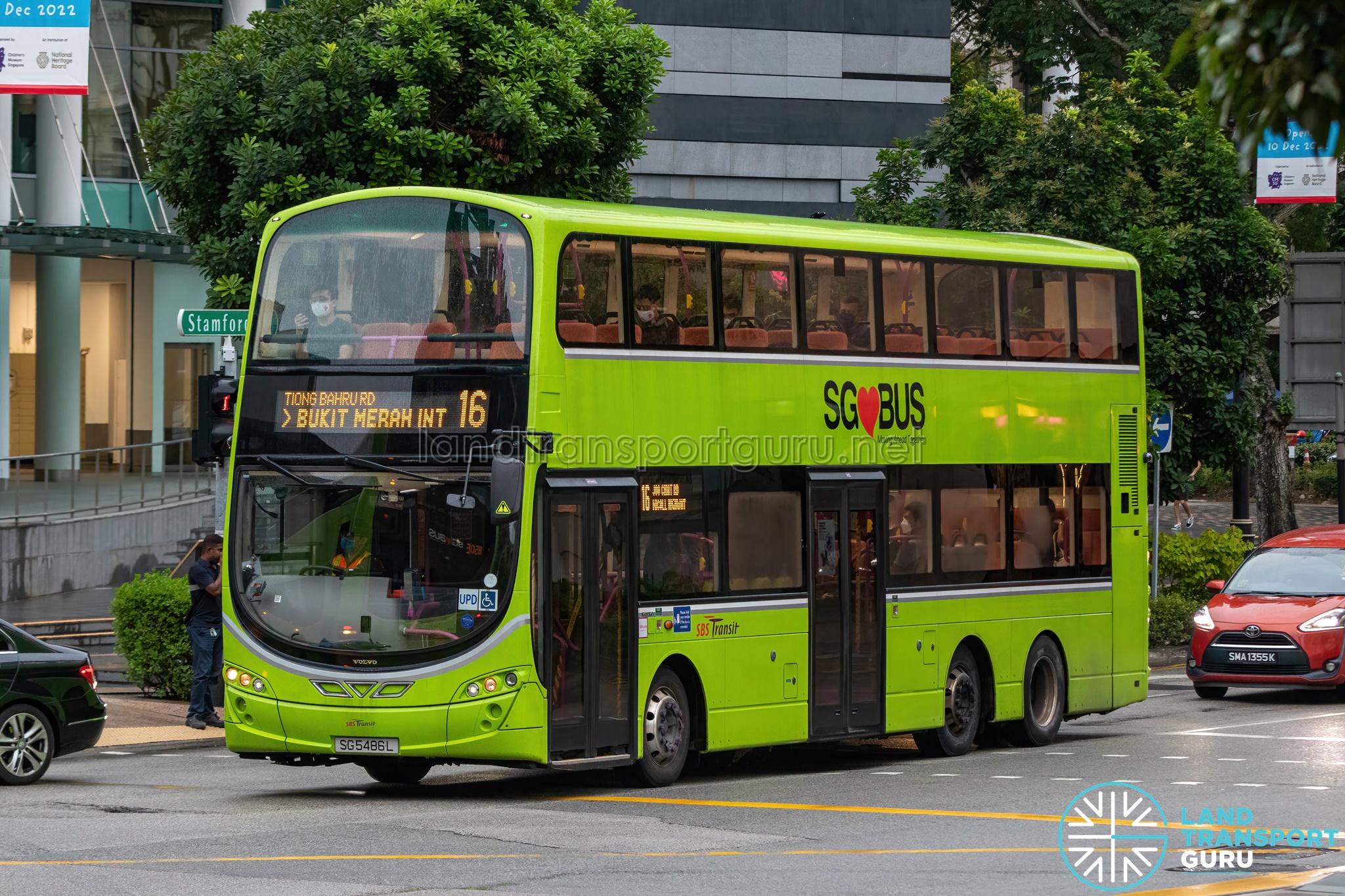 Bus 16 SBS Transit Volvo B9TL Wright SG5486L Land Transport Guru Bus 16 SBS Transit Volvo B9TL Wright SG5486L Land Transport Guru
