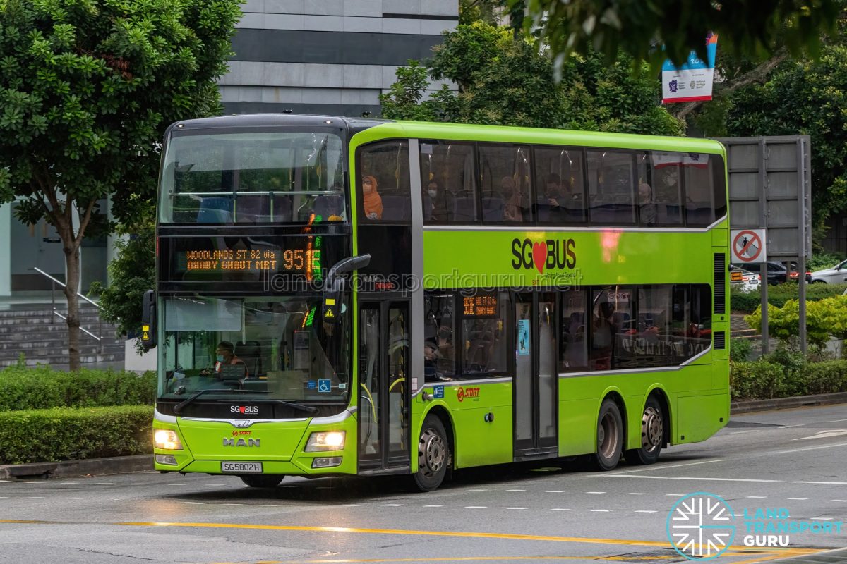 Express 951E – SMRT Buses MAN A95 (SG5802H) | Land Transport Guru