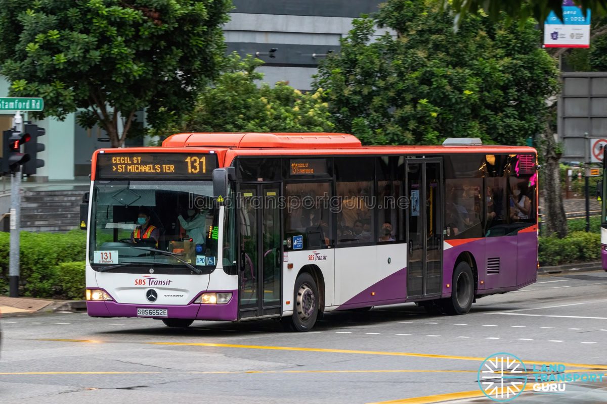 Bus 131 – SBS Transit Mercedes-Benz Citaro (SBS6652E) | Land Transport Guru
