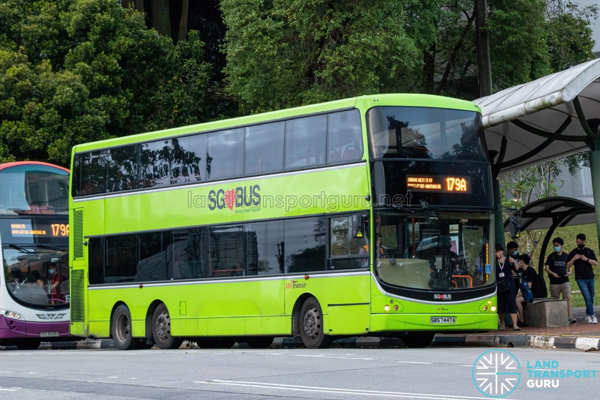 Bus 179A – SBS Transit Volvo B9TL CDGE (SBS7447A) | Land Transport Guru