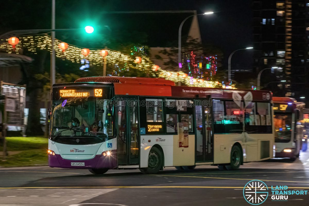 Bus 52 – SBS Transit Scania K230UB Euro IV (SBS8455U) | Land Transport Guru