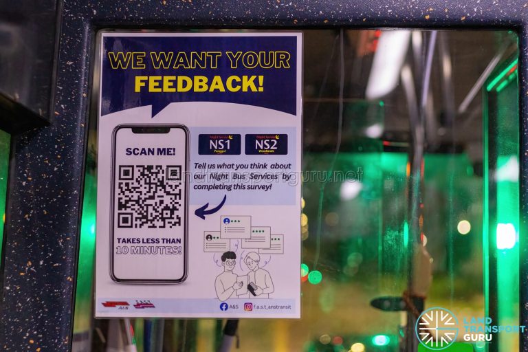 [Defunct] A&S Transit Night Bus Service NS-1 | Land Transport Guru