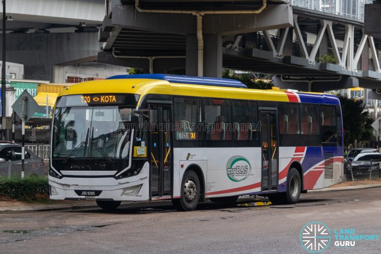 myBAS Bus Service T20 | Land Transport Guru