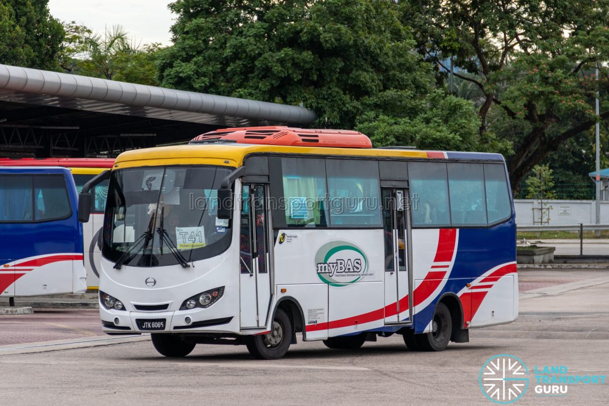 (Withdrawn) myBAS Bus Service T41 | Land Transport Guru