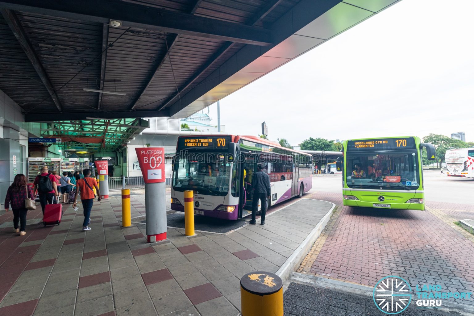 Larkin Bus Terminal – Cross-border bus berths B01 to B03 | Land ...