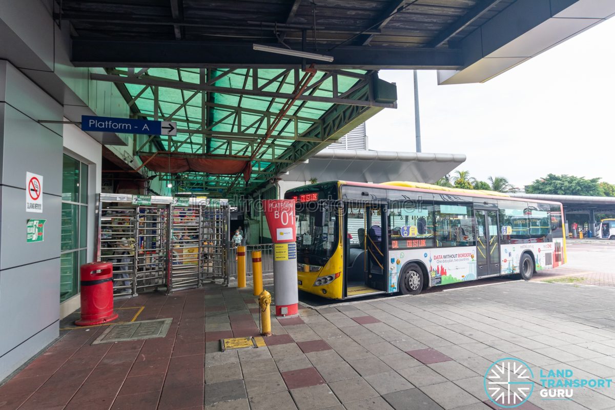 Larkin Bus Terminal – Cross-border bus berths B01 to B03 | Land ...