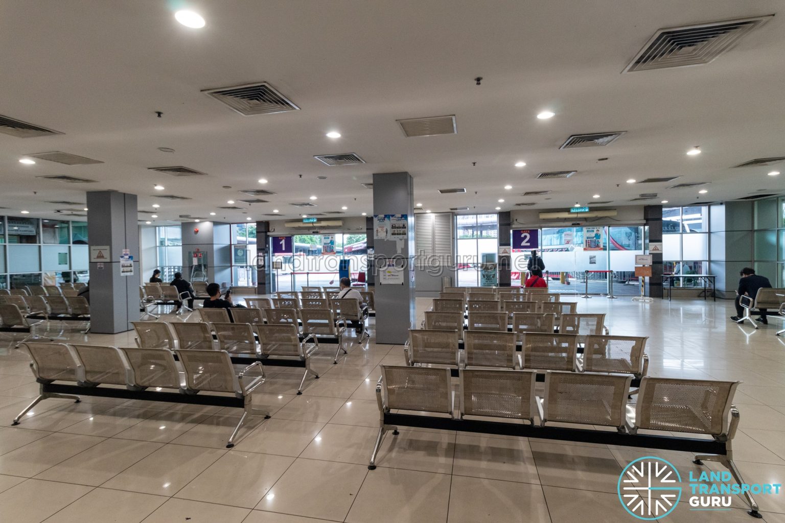 Larkin Bus Terminal – Waiting area for Singapore-bound buses | Land ...
