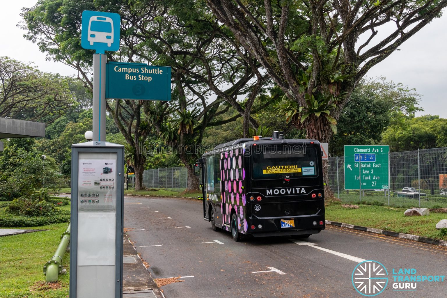MooVita Autonomous Bus Trial at Ngee Ann Polytechnic | Land Transport Guru
