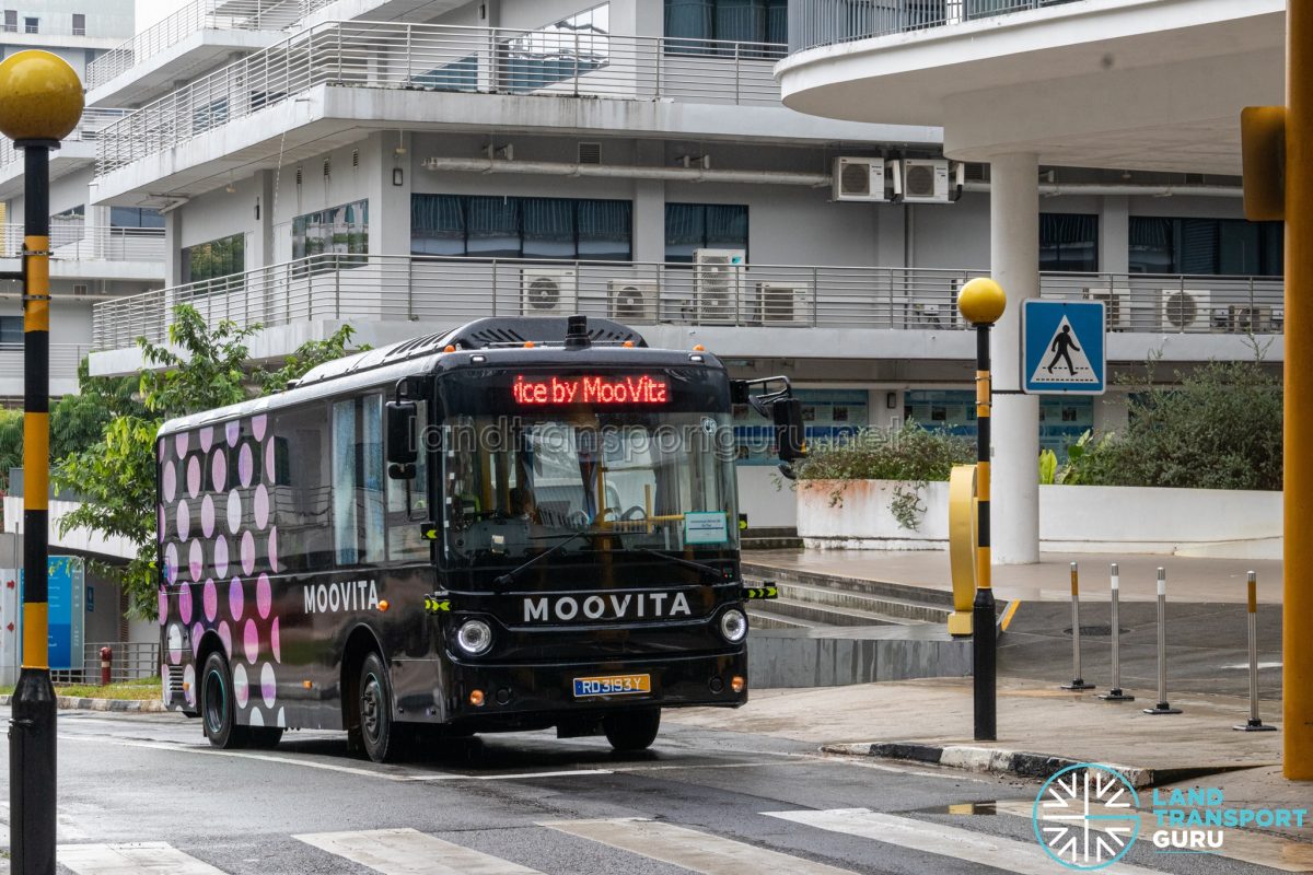 MooVita Autonomous Bus Trial at Ngee Ann Polytechnic | Land Transport Guru