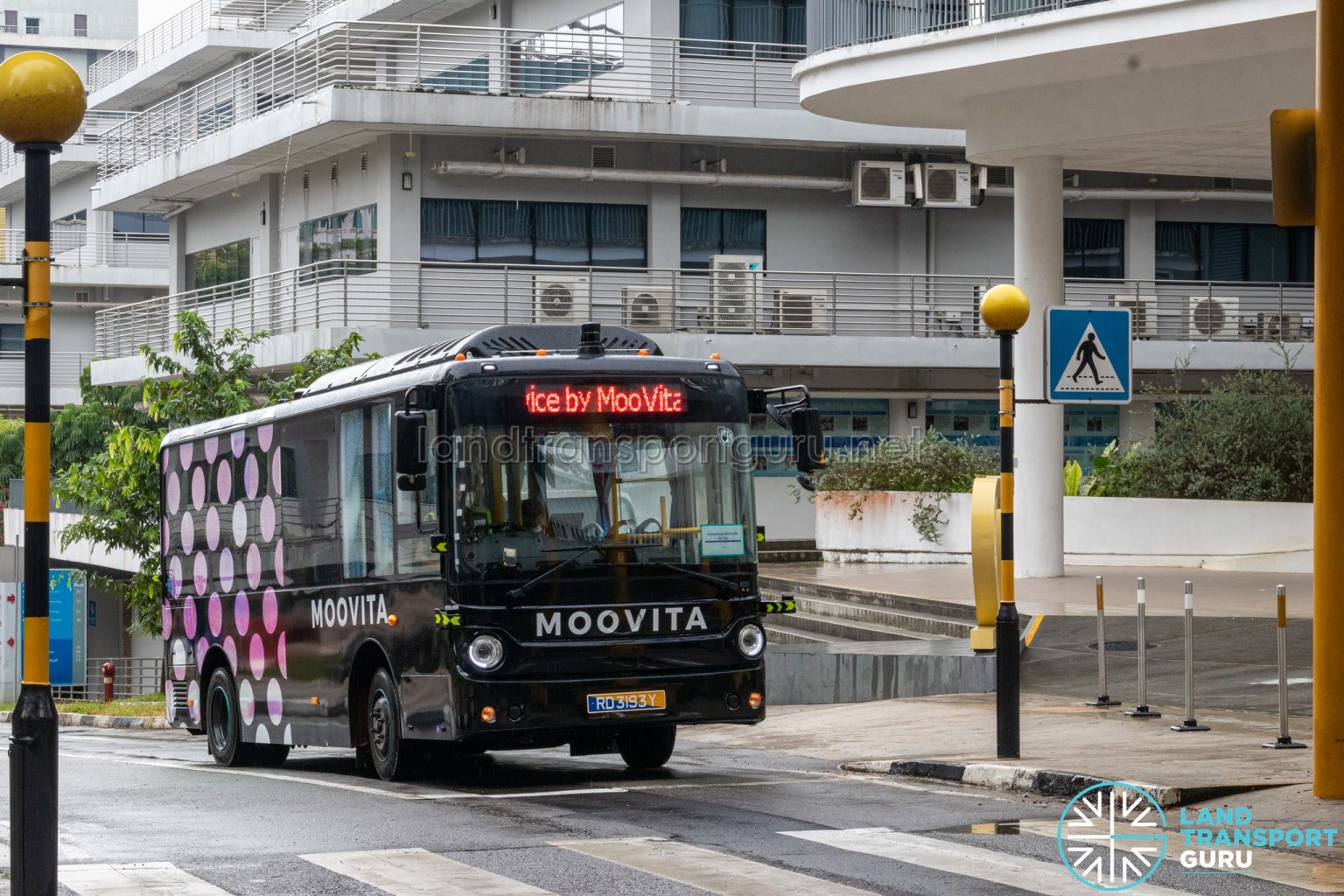 MooVita Autonomous Bus Trial at Ngee Ann Polytechnic | Land Transport Guru