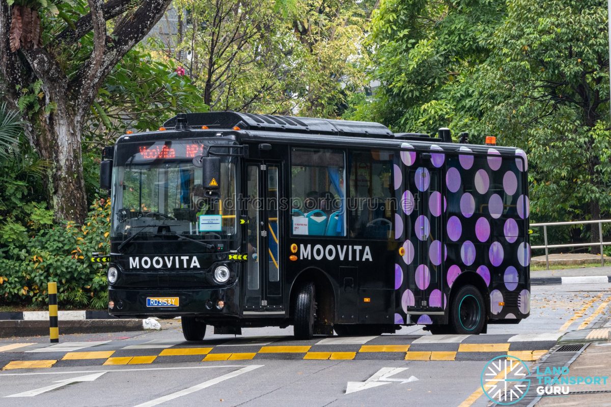 MooVita Autonomous Bus Trial at Ngee Ann Polytechnic | Land Transport Guru