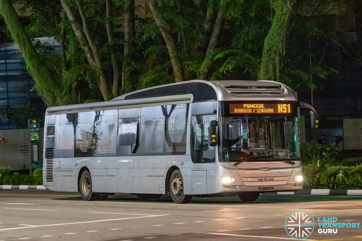 Night Service NS-1: A&S Transit MAN A22 (PC8997R) | Land Transport Guru