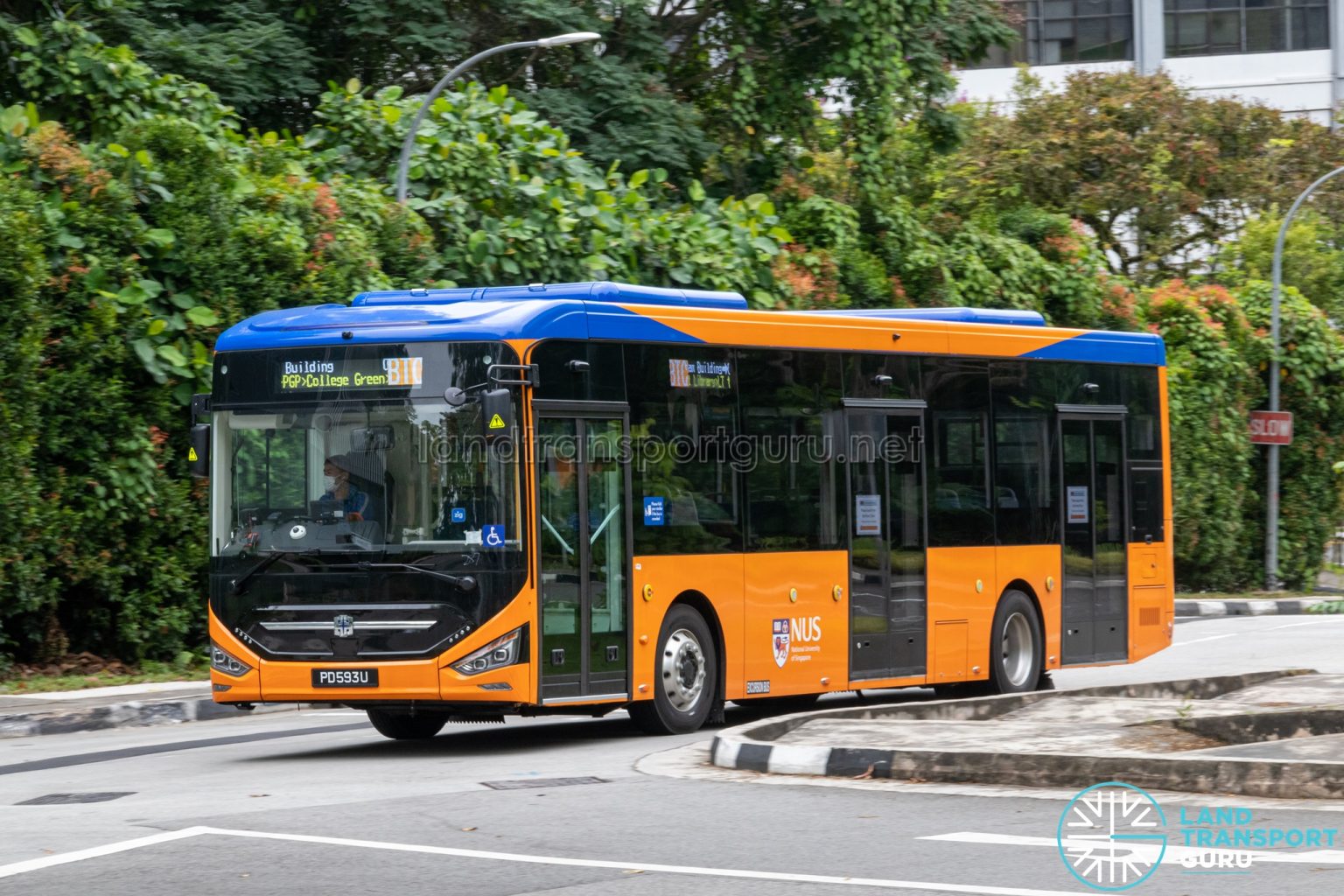 NUS Shuttle Service BTC | Land Transport Guru