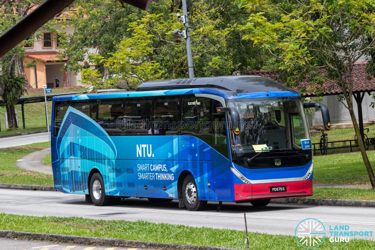 NTU Campus Loop – Blue | Land Transport Guru