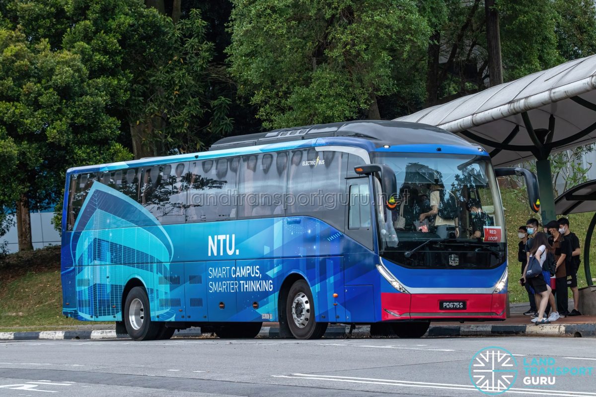 NTU Campus Loop – Red | Land Transport Guru