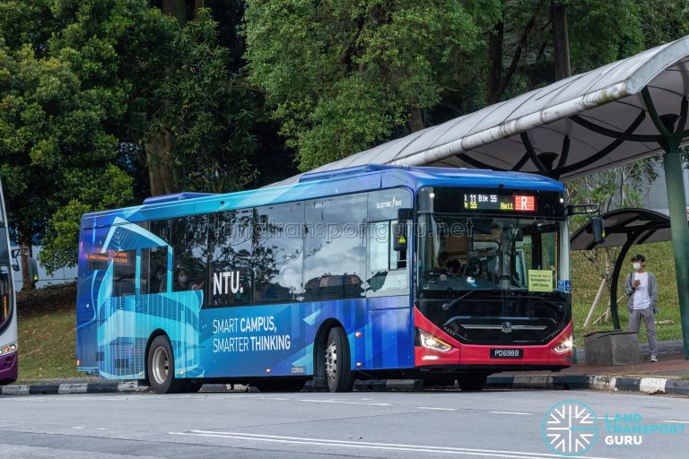 NTU Campus Loop Red – ComfortDelGro Bus Zhongtong N12 (PD698B) | Land ...