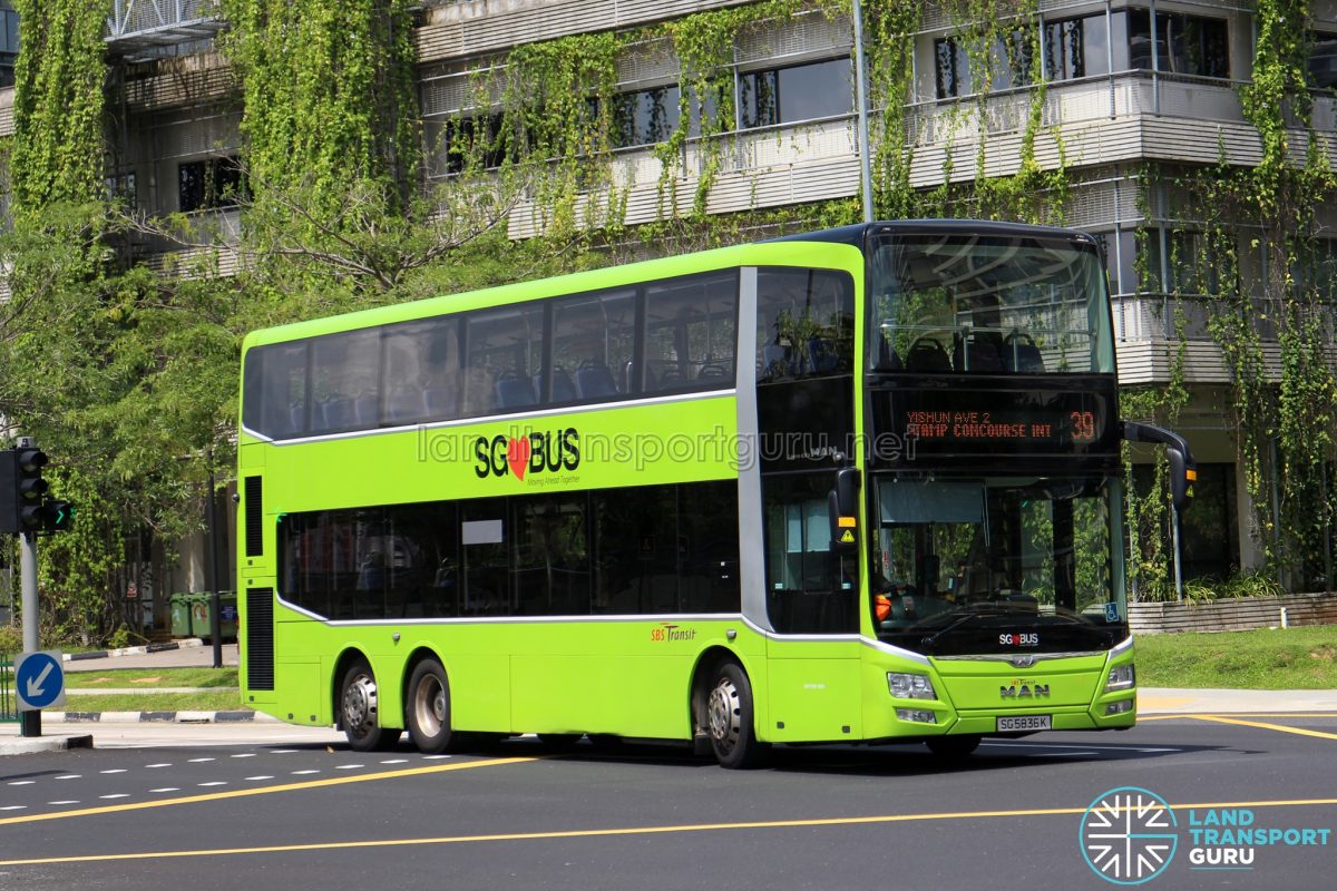 Bus 39 – SBS Transit MAN A95 (SG5836K) | Land Transport Guru
