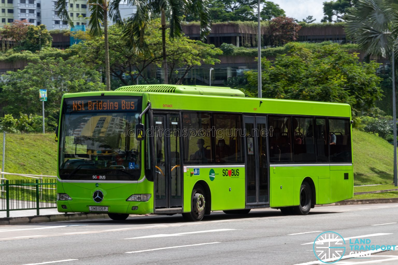 NSL Bridging Bus – Tower Transit Mercedes-Benz OC500LE (SMB106P) | Land ...