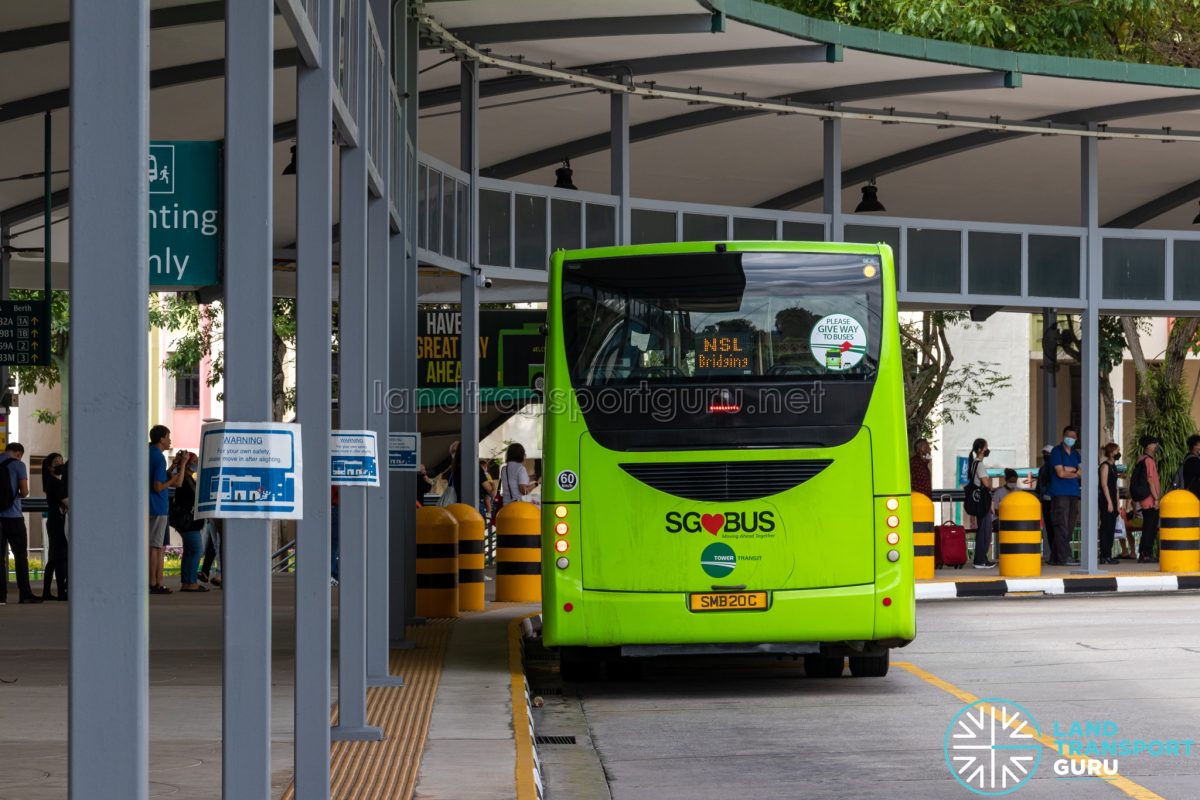 NSL Bridging Bus – Tower Transit Mercedes-Benz OC500LE (SMB20C) [Rear ...