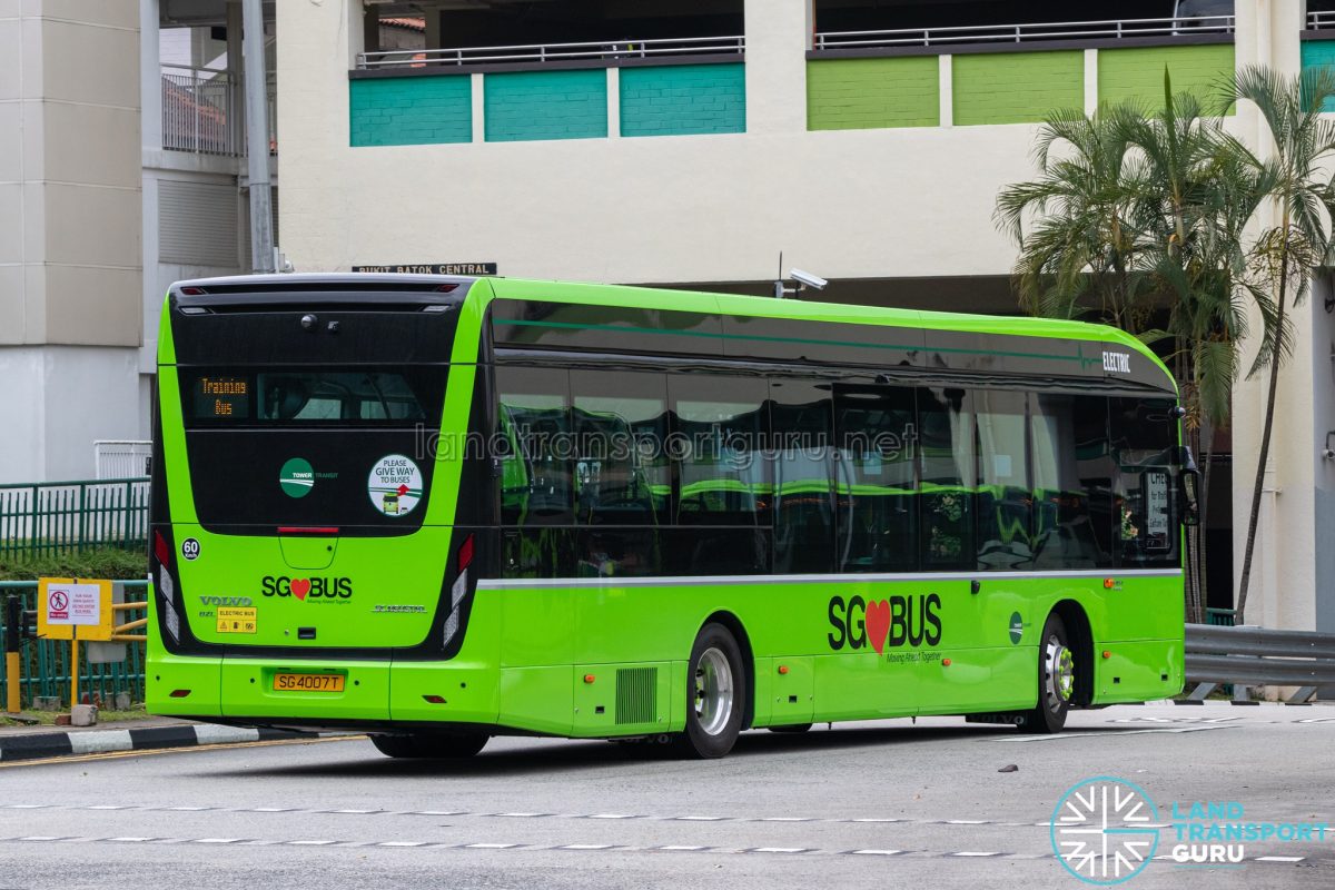 SG4007T – Tower Transit Volvo BZL (SC Neustar City) – Training Bus ...