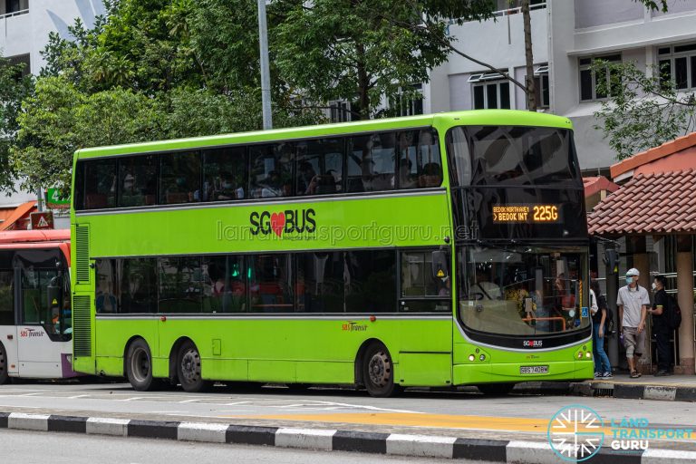 Bus 225G – SBS Transit Volvo B9TL CDGE (SBS7408M) | Land Transport Guru