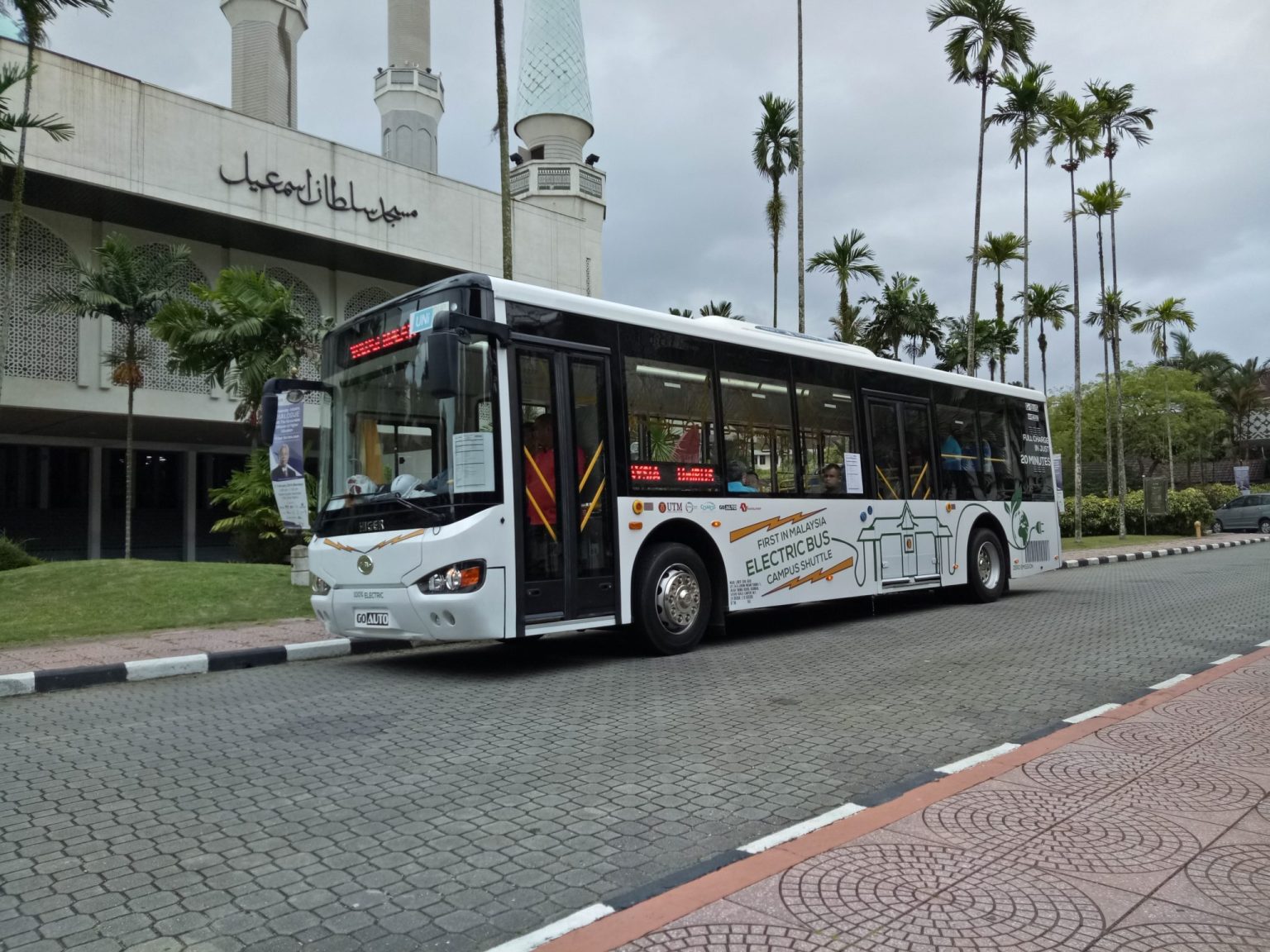 Higer electric bus at UTM Johor (Photo: UTM Johor) | Land Transport Guru