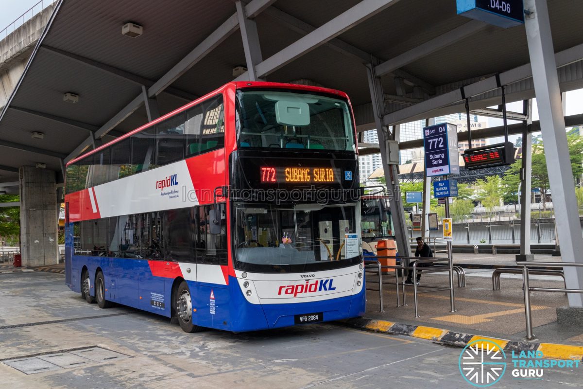 Bus 772 – RapidKL Volvo B8L (VFG2084) | Land Transport Guru
