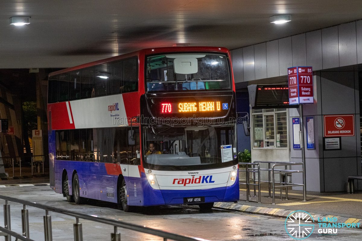 Bus 770 – RapidKL Volvo B8L (VGF4514) | Land Transport Guru