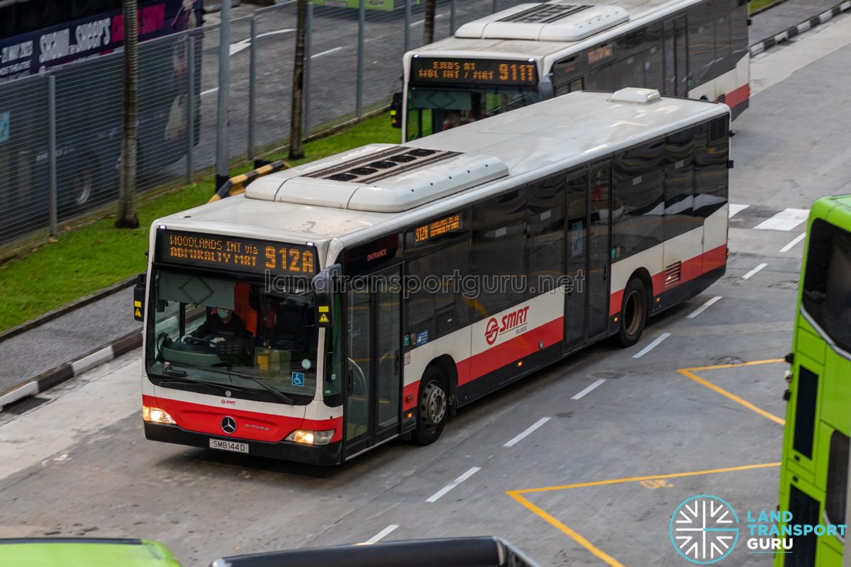 Bus 912A – SMRT Buses Mercedes-Benz Citaro (SMB144D) | Land Transport Guru