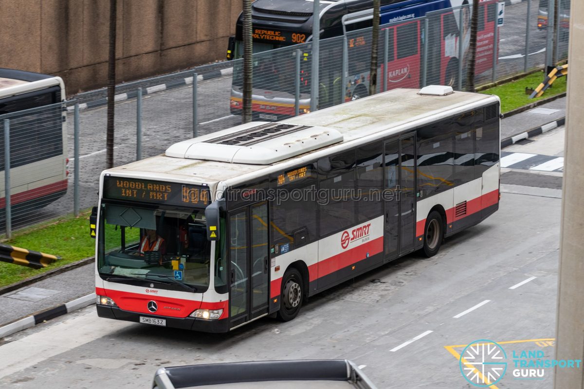 Bus 904 – SMRT Buses Mercedes-Benz Citaro (SMB163Z) | Land Transport Guru