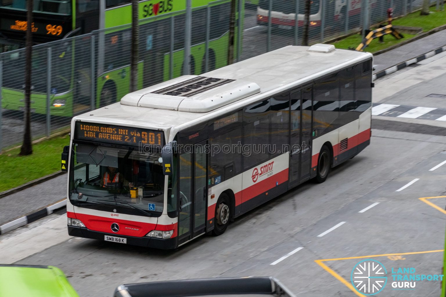 Bus 901 – SMRT Buses Mercedes-Benz Citaro (SMB168K) | Land Transport Guru