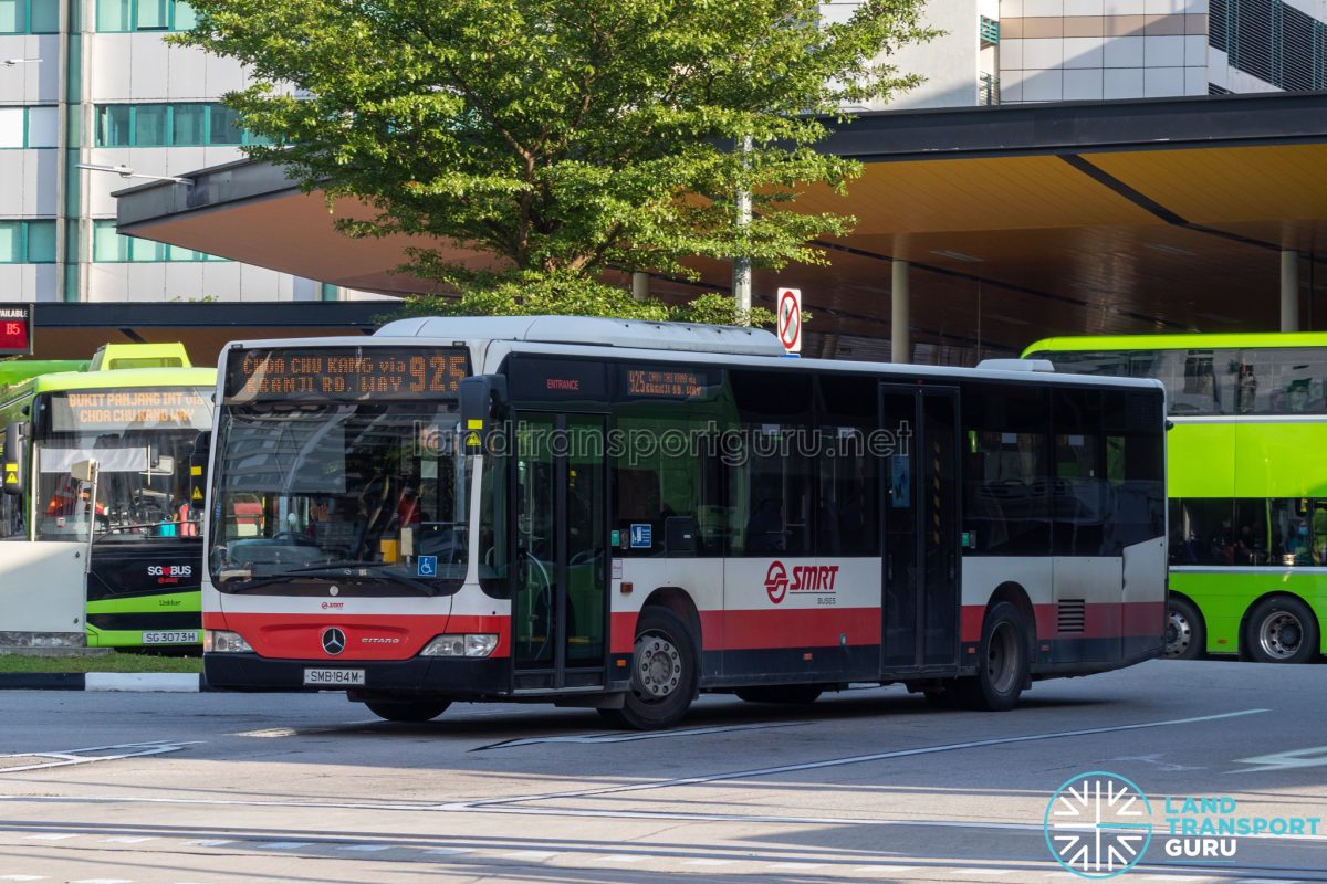 Bus 925 – SMRT Buses Mercedes-Benz Citaro (SMB184M) | Land Transport Guru
