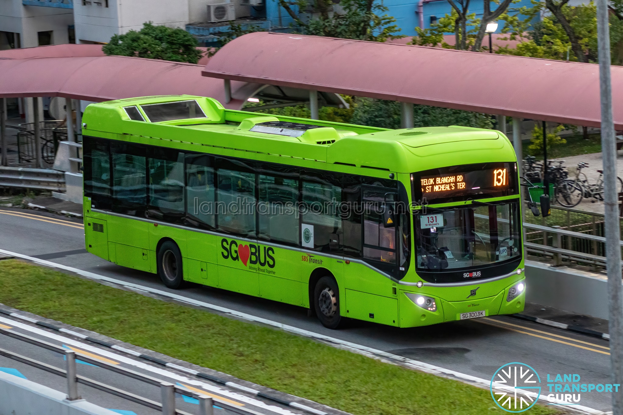 Bus 131 SBS Transit Volvo B5LH SG3003K Land Transport Guru Bus 131 SBS Transit Volvo B5LH SG3003K Land Transport Guru
