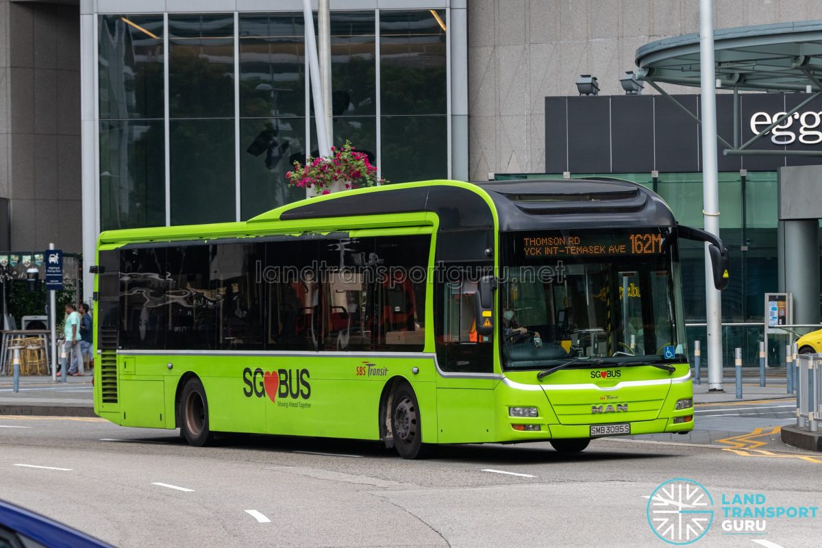 Bus 162M – SBS Transit MAN A22 (SMB3095S) | Land Transport Guru
