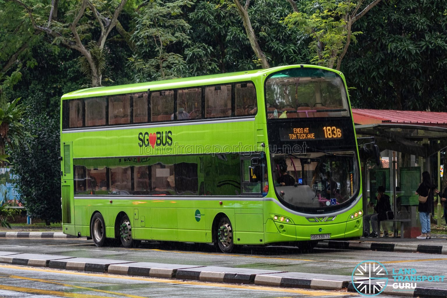Bus 183B – Tower Transit Volvo B9TL Wright (SBS3367Z) | Land Transport Guru