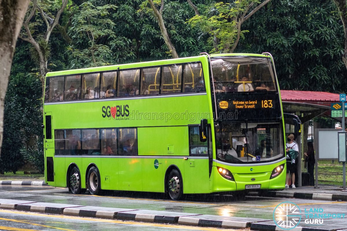 Bus 183 – Tower Transit Alexander Dennis Enviro500 (SMB3553L) | Land ...