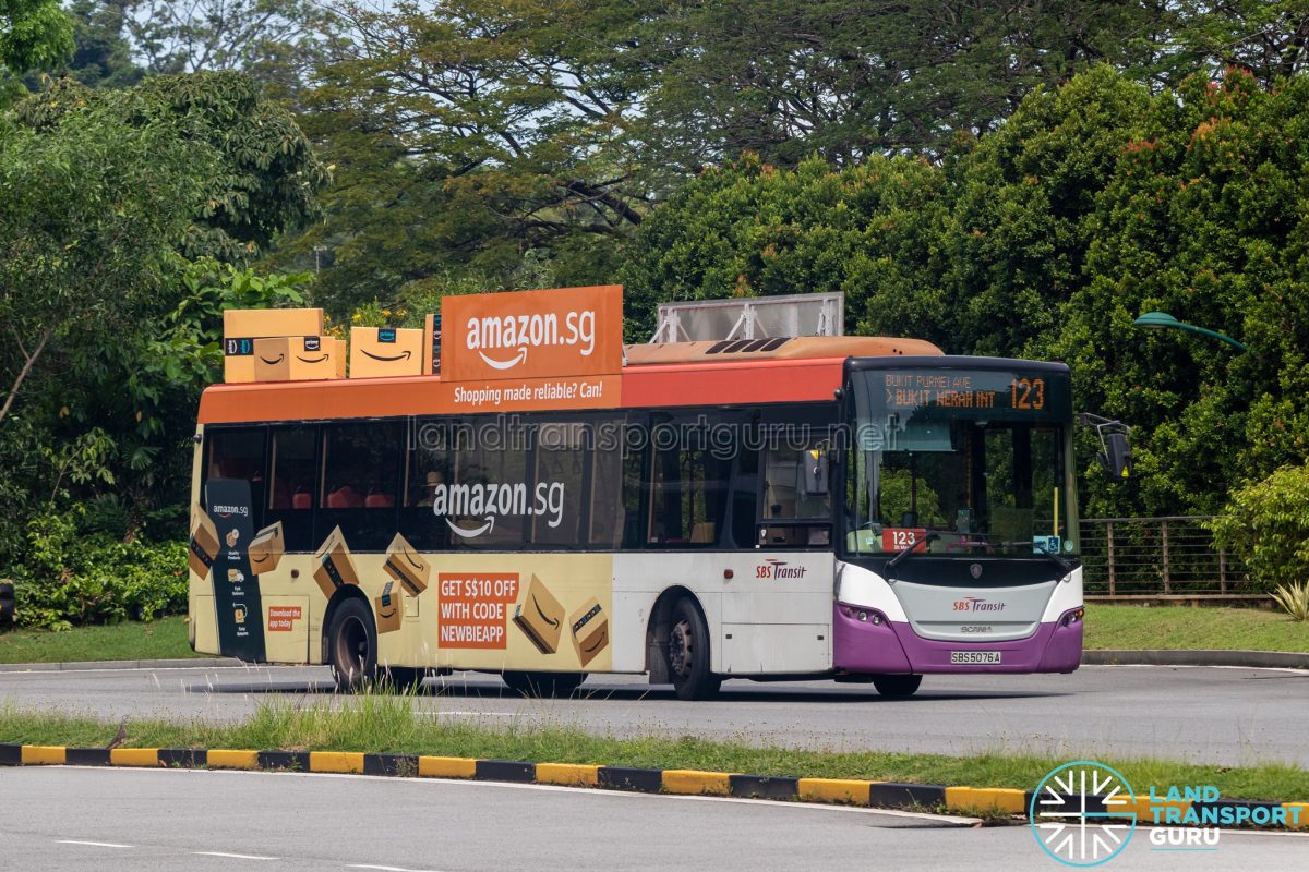 Bus 123 – SBS Transit Scania K230UB Euro V (SBS5076A) | Land Transport Guru