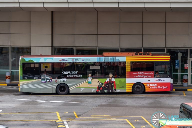 SBS Transit Bus Blind Spot Advertisement (Side / Scania K230UB) | Land ...