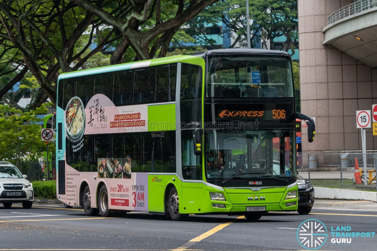Express 506 – SBS Transit MAN A95 (SG5851R) | Land Transport Guru