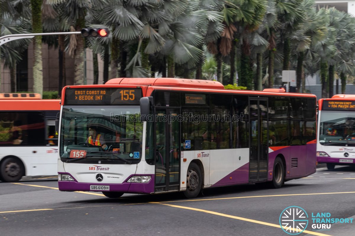 Bus 155 – SBS Transit Mercedes-Benz Citaro (SBS6109H) | Land Transport Guru