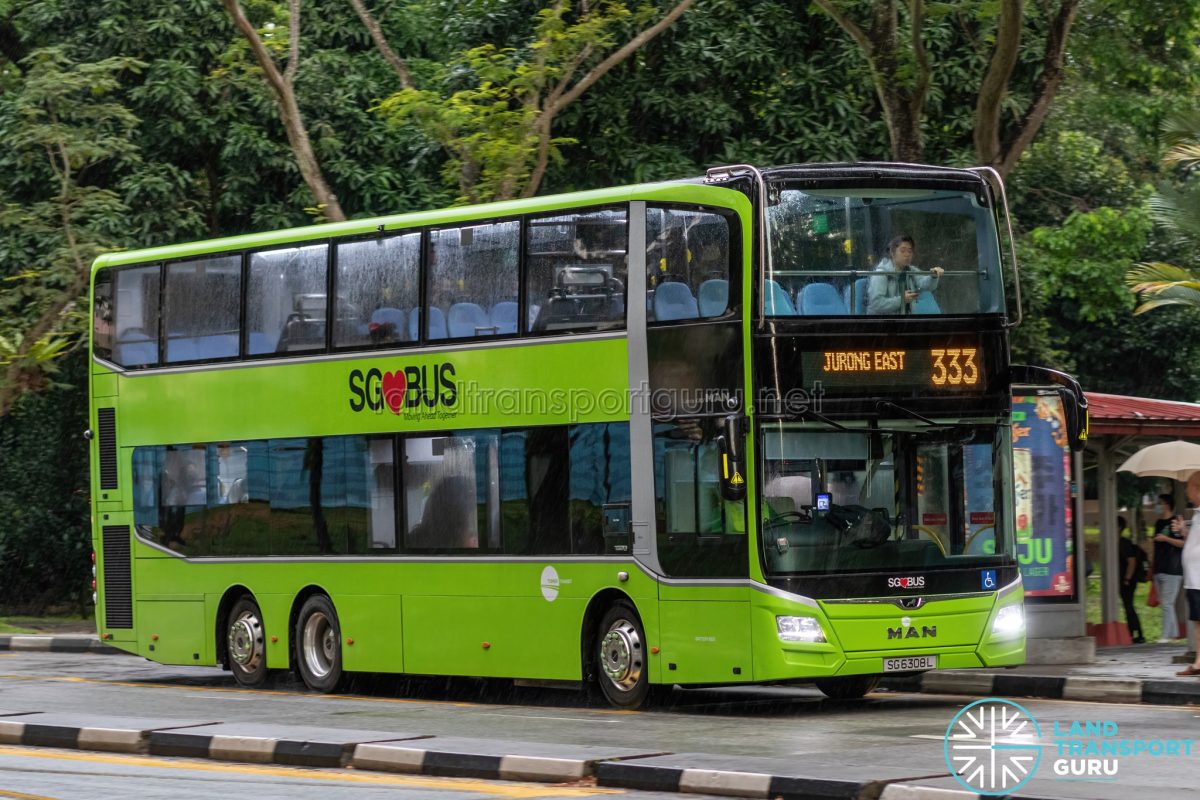 Bus 333 – Tower Transit MAN A95 Euro 6 3 doors (SG6308L) | Land ...