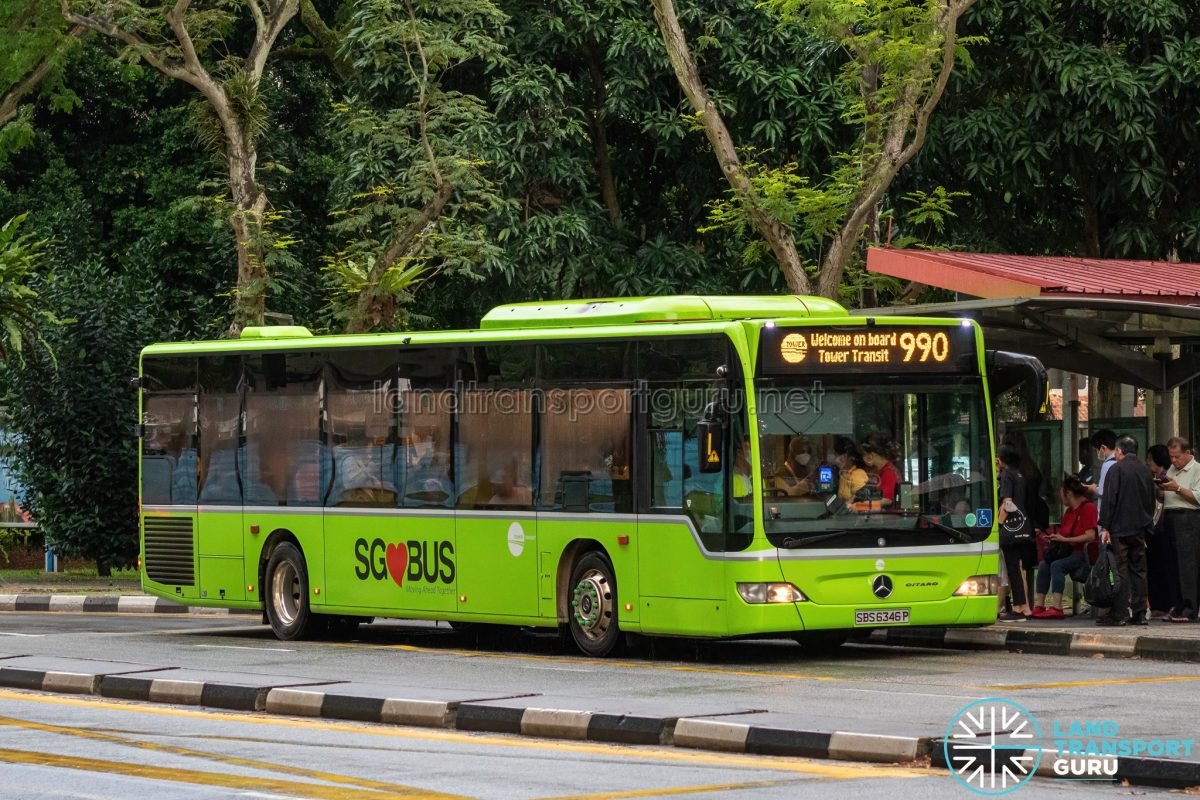 Bus 990 – Tower Transit Mercedes-Benz Citaro (SBS6346P) | Land ...