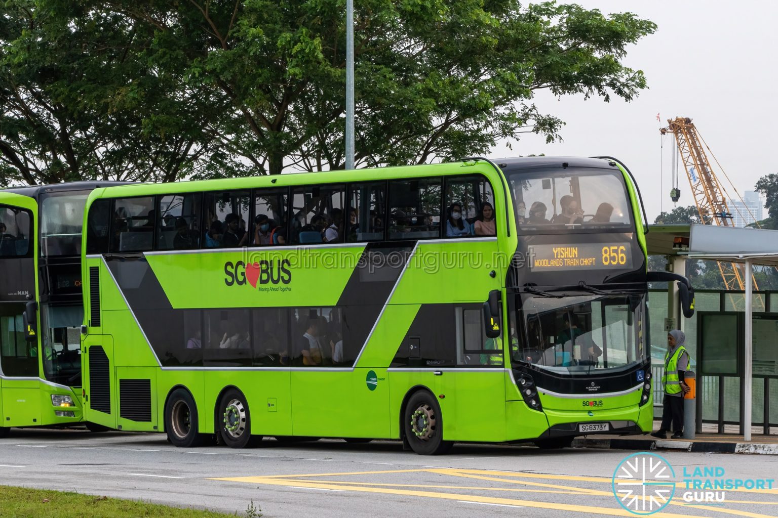 Bus 856 – Tower Transit Alexander Dennis Enviro500 (3 Door) (SG6373Y ...